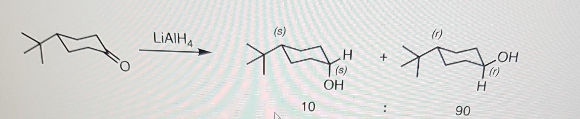 Solved LiAlH4 ∏(r)OH(r) + | Chegg.com