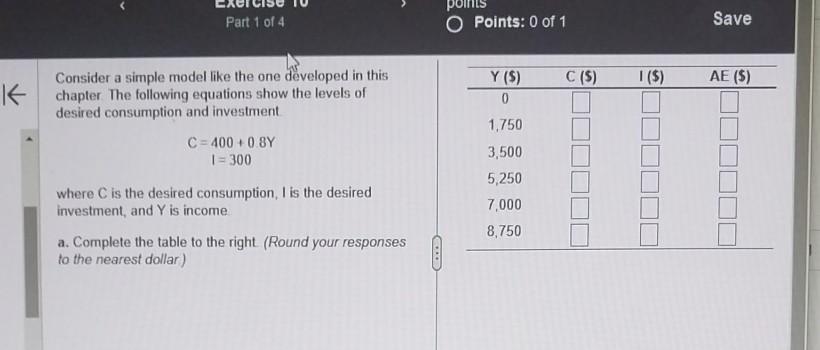 Solved Consider a simple model like the one developed in | Chegg.com