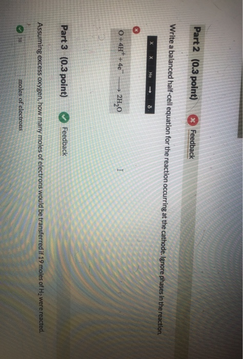 Solved 1st attempt Part 1 (0.3 point) * Feedback id See Per | Chegg.com