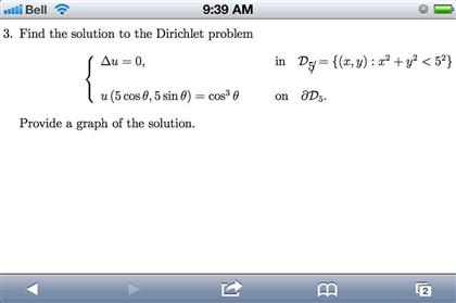 Solved Find the solution to the Dirichlet problem Provide a | Chegg.com