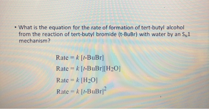 Solved • What is the equation for the rate of formation of | Chegg.com