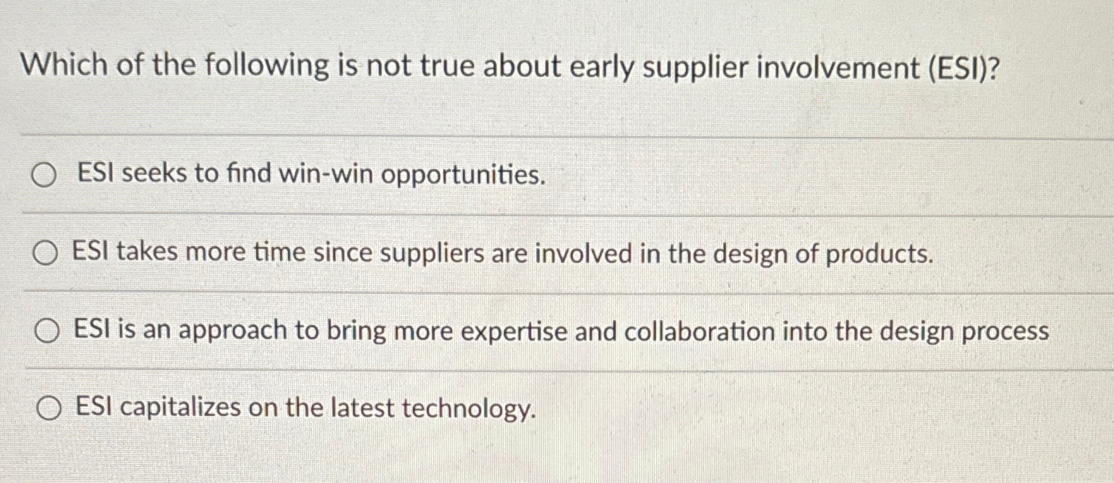 Solved Which of the following is not true about early | Chegg.com