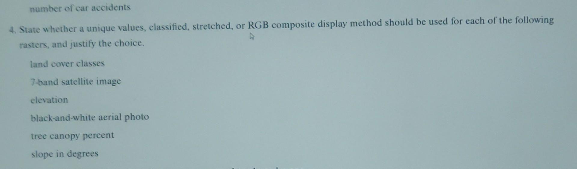 Solved Chapter Review Questions 1. For each of the following | Chegg.com