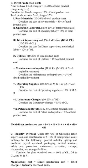 Solved Make an Economic Project Evaluation of Designing and | Chegg.com