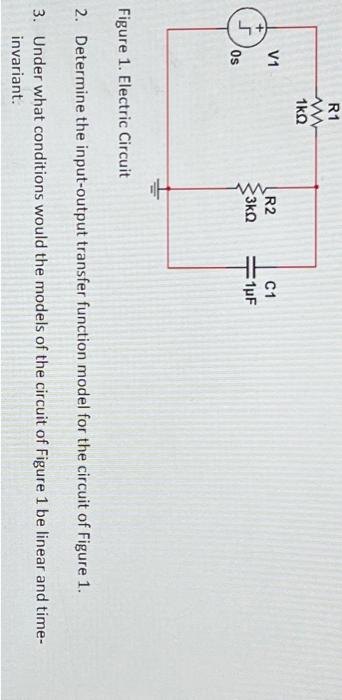 Solved 2 Determine The Input Output Transfer Function Model
