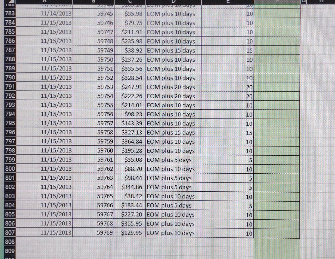 Solved the Discount Date column create a formula that will | Chegg.com