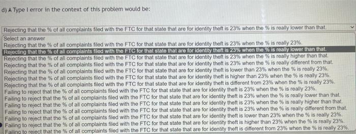 Solved According to the Federal Trade Commission report on | Chegg.com