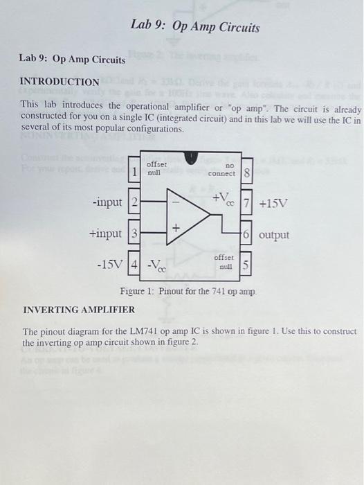 Solved please complete the lab using MULTISIM and include | Chegg.com