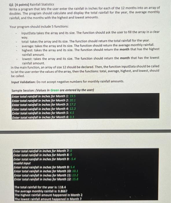 Solved Please solve using c++ and it should have the same | Chegg.com