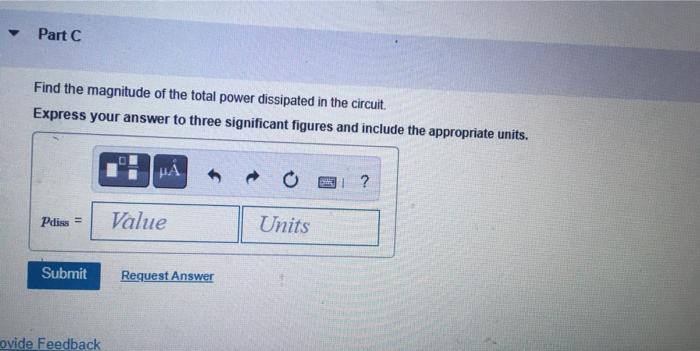 Solved Part C Find the magnitude of the total power | Chegg.com