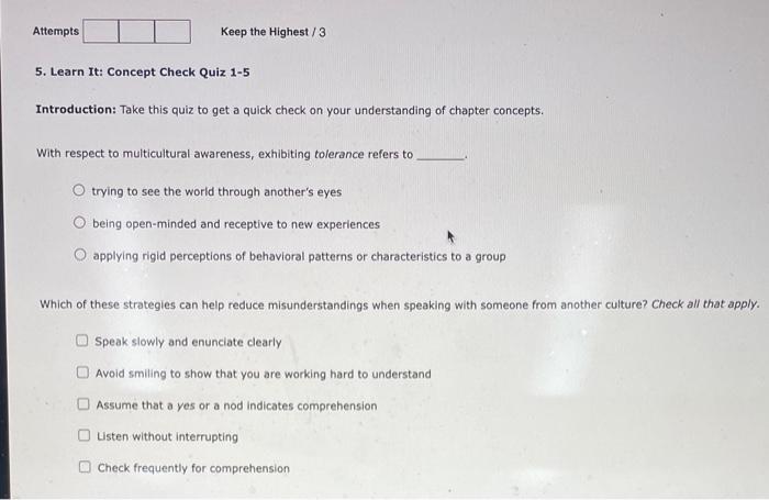 trying to see the world through another's eyes being | Chegg.com