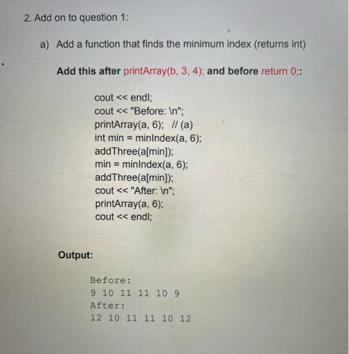 Solved Make a C++ program that does the following: a) | Chegg.com