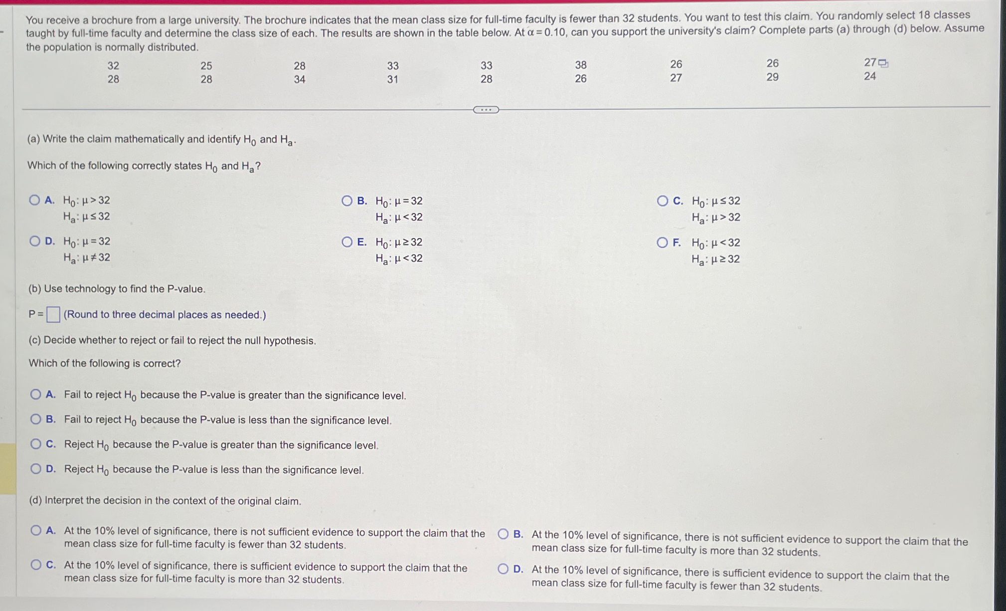 Solved the population is normally | Chegg.com