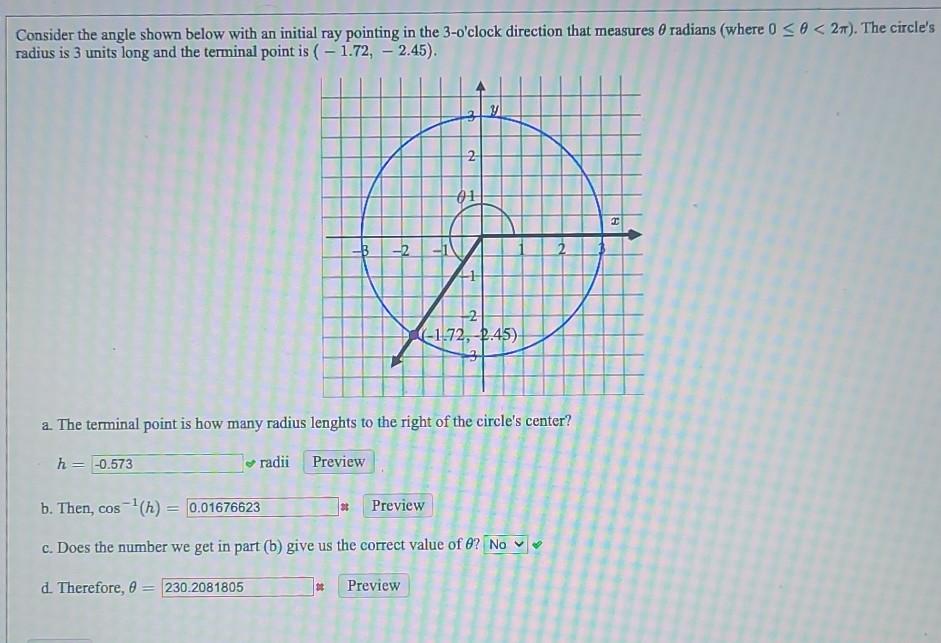 Solved Consider the angle shown below with an initial ray | Chegg.com