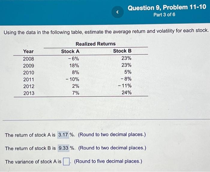 Solved Using the data in the following table, estimate the | Chegg.com