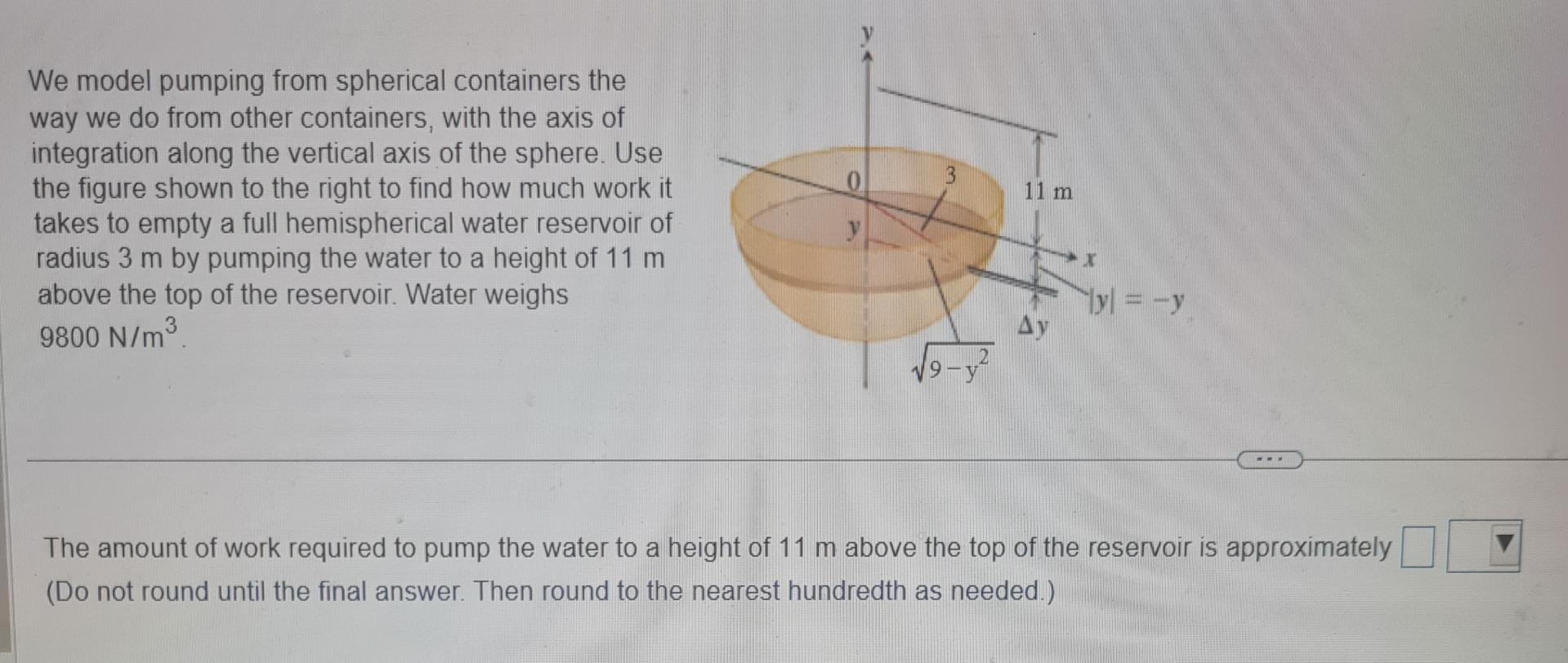Solved We model pumping from spherical containers the way we | Chegg.com