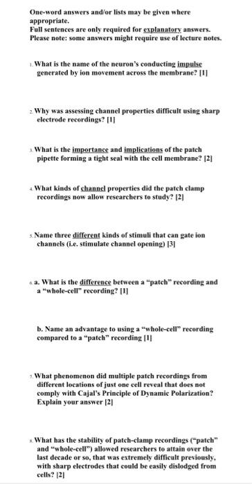 Solved Neuronal signals thoroughly recorded Alexander D. | Chegg.com