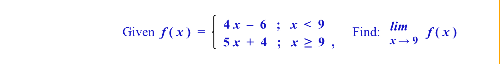 Solved Given f(x)={4x-6;x