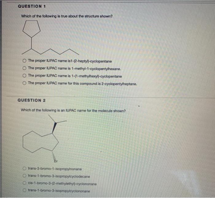 Solved QUESTION 1 Which of the following is true about the | Chegg.com