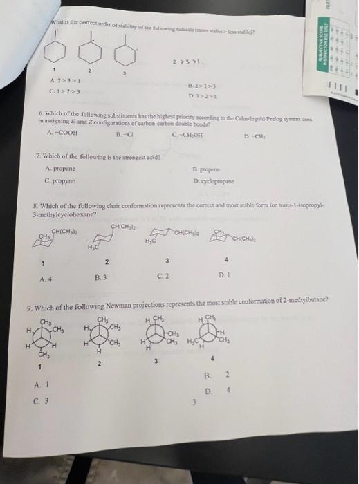 Solved 2>3>1 A. 2>7>1 C. 1>2>3 B. 2>1>3 D. 3>2×1 in | Chegg.com