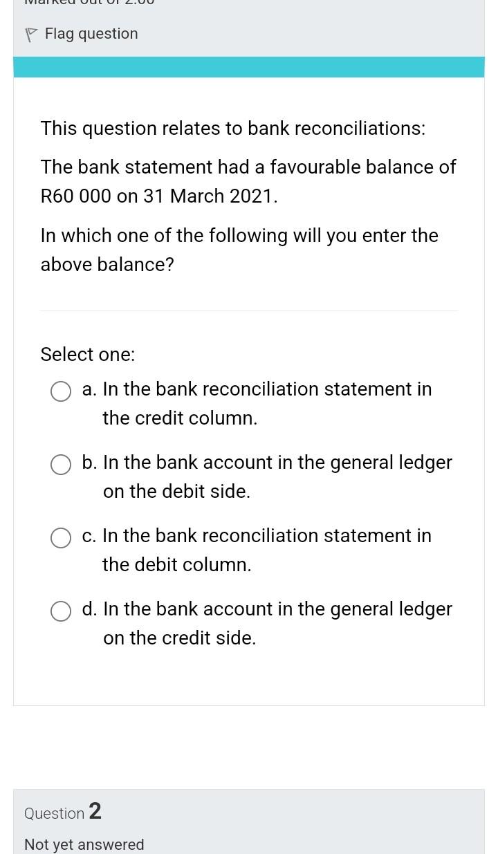 Solved This question relates to bank reconciliations: The | Chegg.com