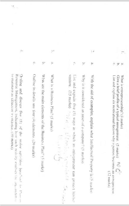 SECTION C. 30 marks) SHORT ANSWFR QUESTIONS | Chegg.com