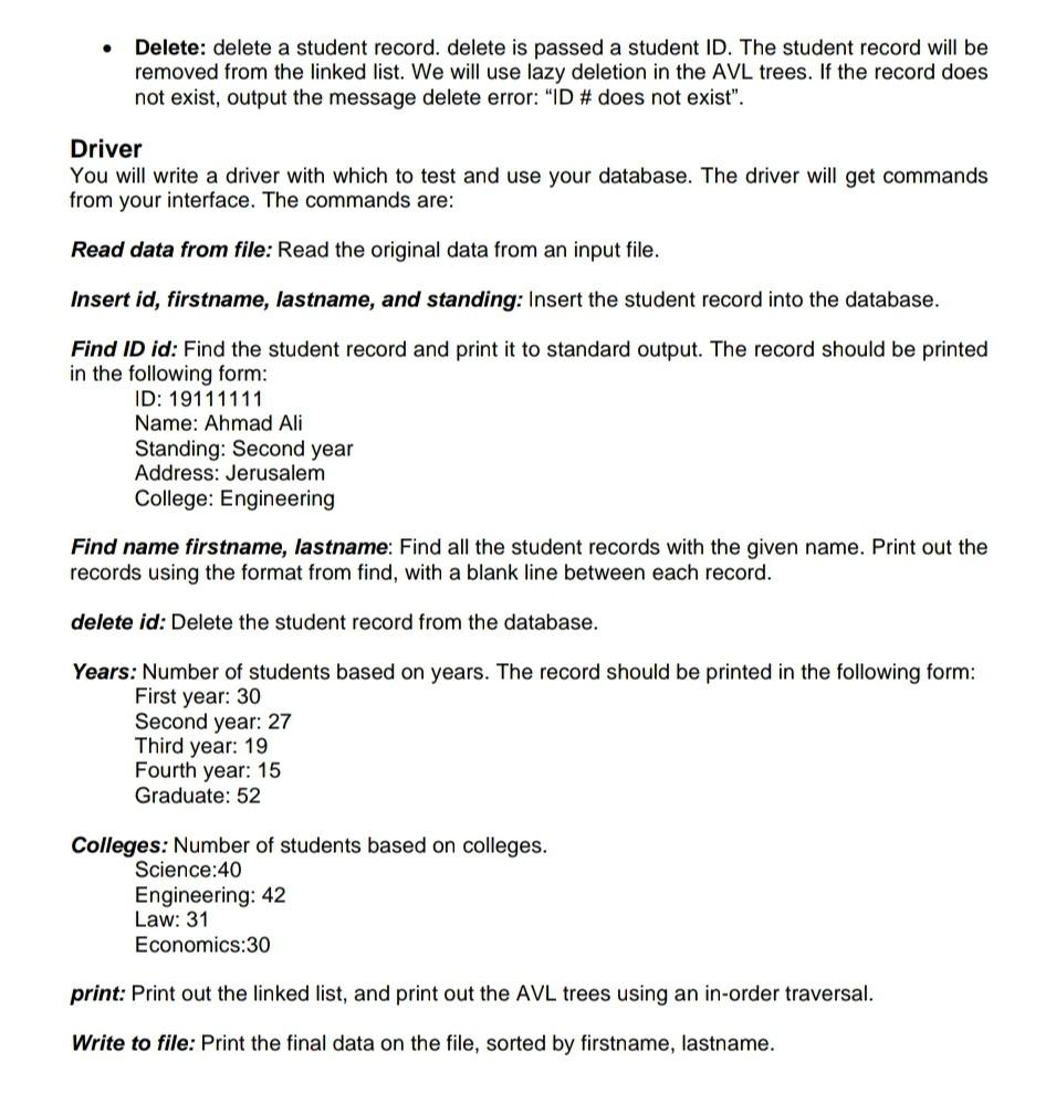 Solved We are going to create a student records database. A | Chegg.com