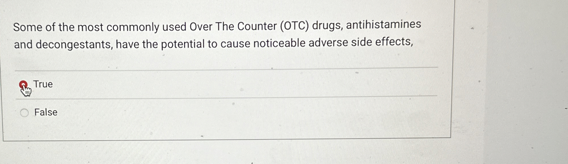 Solved Some of the most commonly used Over The Counter (OTC) | Chegg.com