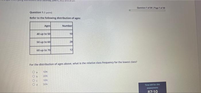Solved SUULAR Saturday, June 2022 at 130 am Question 1 (1 | Chegg.com