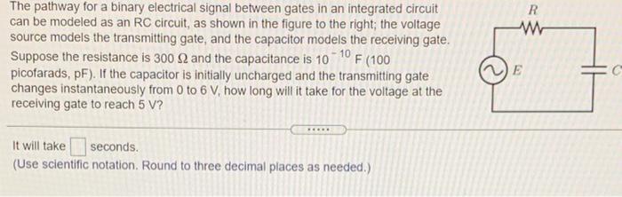 Solved R w The pathway for a binary electrical signal | Chegg.com