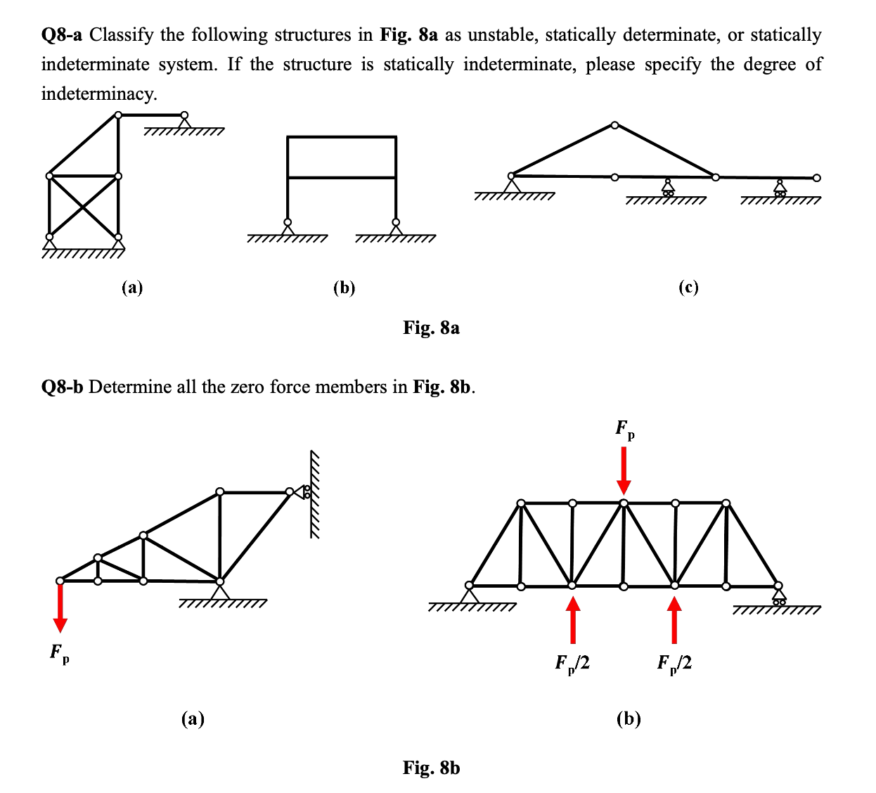 Solved Q8-a Classify the following structures in Fig. 8a as | Chegg.com