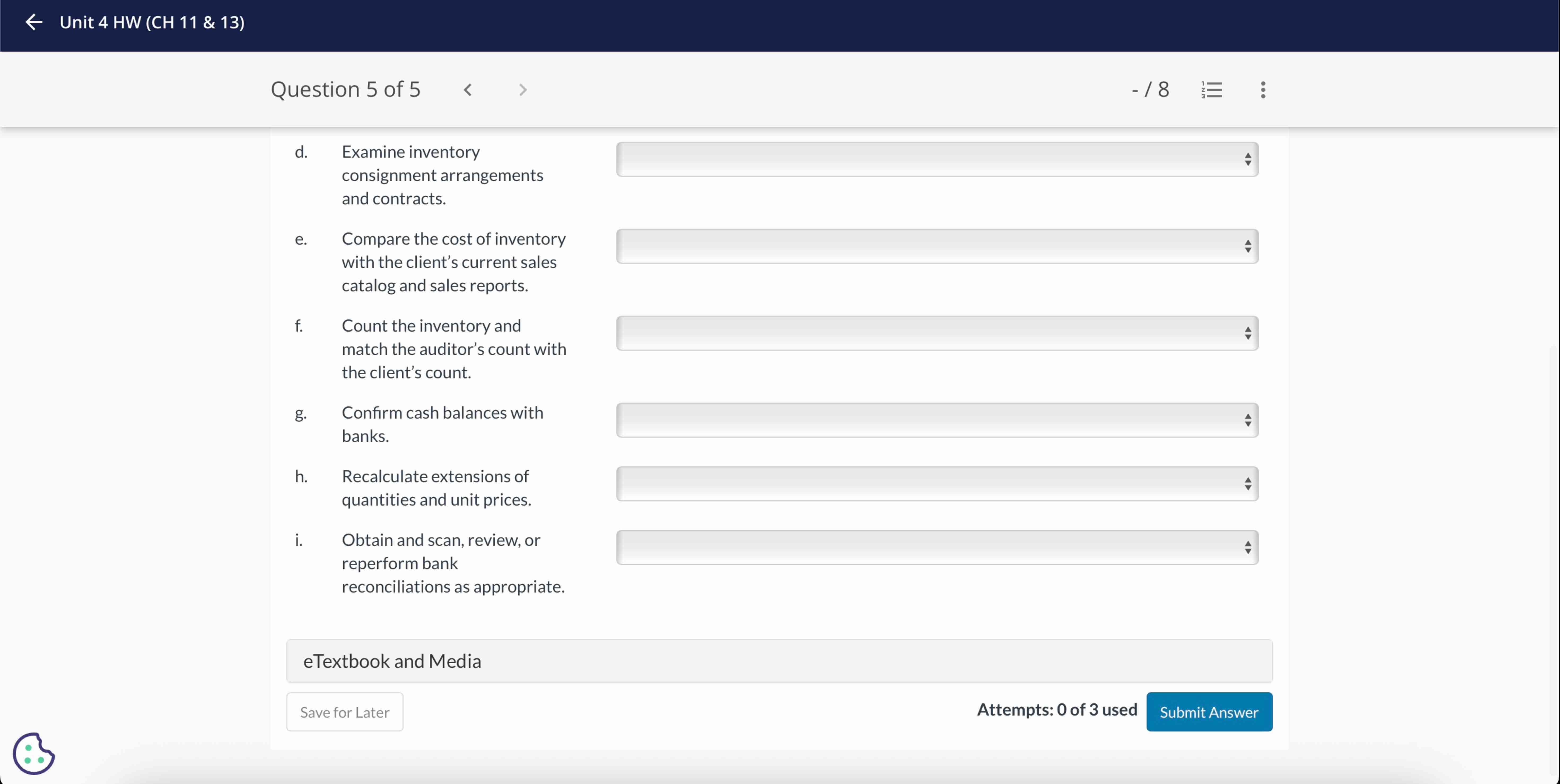 Solved Consider the following list of substantive | Chegg.com