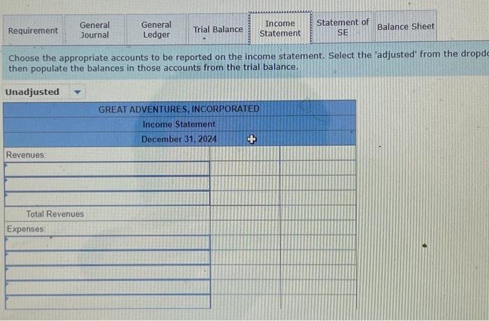 Solved The ending balance values from the General Ledger tab | Chegg.com