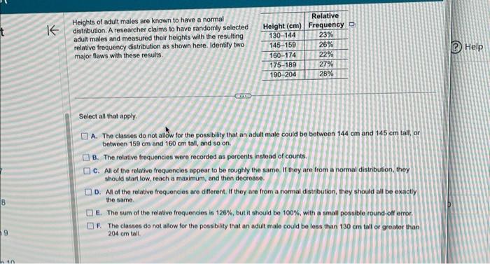 Solved Identify the lower class limits, upper class limits, | Chegg.com