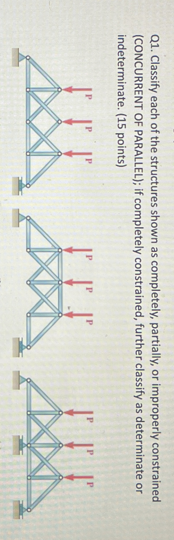Solved Q1. ﻿Classify each of the structures shown as | Chegg.com