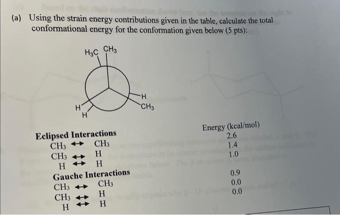 Solved (a) Using the strain energy contributions given in | Chegg.com