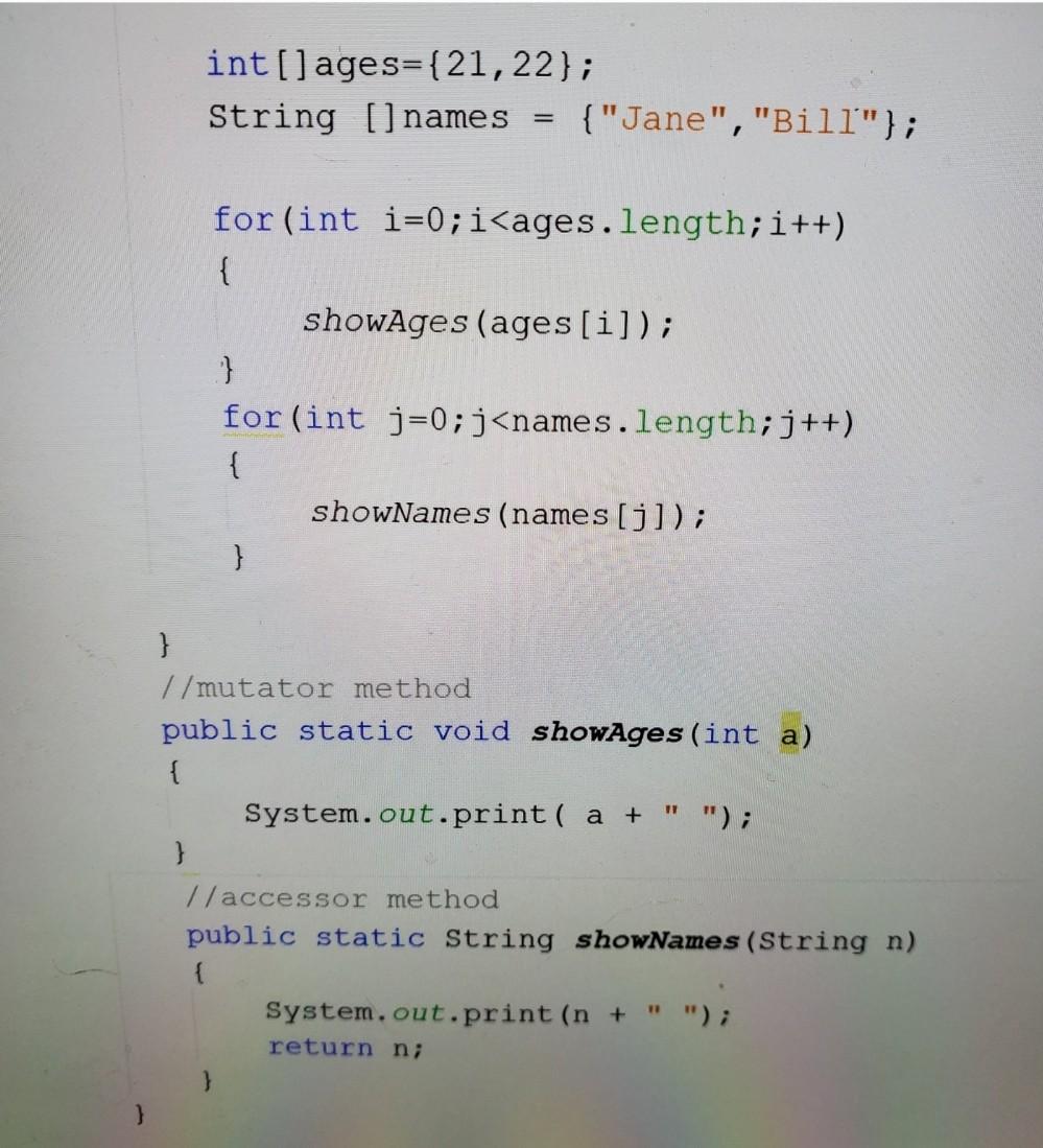 Solved Create String arrays for the addresses and have | Chegg.com