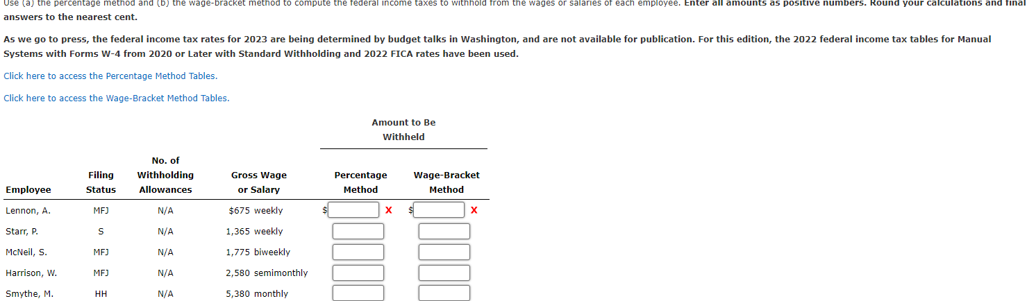 Solved Use (a) ﻿the percentage method and (b) ﻿the | Chegg.com