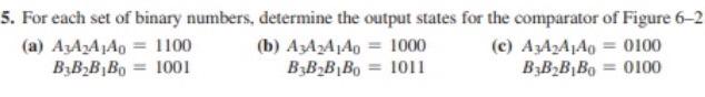 Solved Section 6-2 Parallel Binary Adders 4. For the | Chegg.com