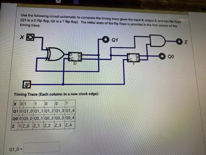 Solved Use the following circuit schematic to complete the | Chegg.com