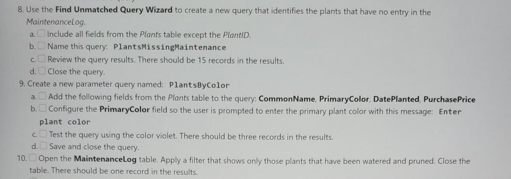 A A A 3 Create A New Query Named Greenhouse Chegg