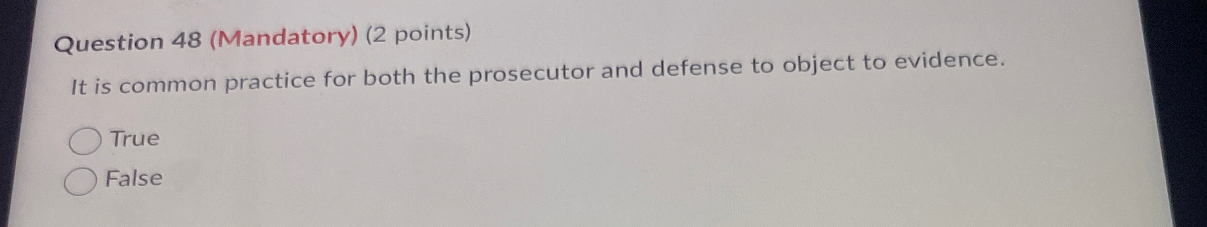 Solved Question 48 (Mandatory) (2 points)It is common | Chegg.com Solved Question 48 (Mandatory) (2 points)It is common | Chegg.com