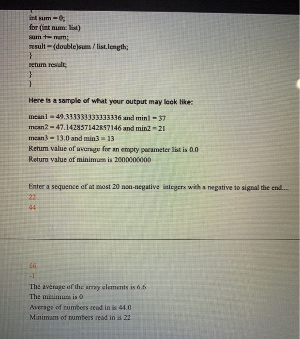 Solved 1. Command Line Args Modify problem #1 form Lab7B to | Chegg.com