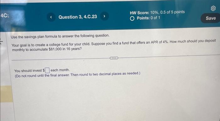 Solved Use the savings plan formula to answer the following | Chegg.com