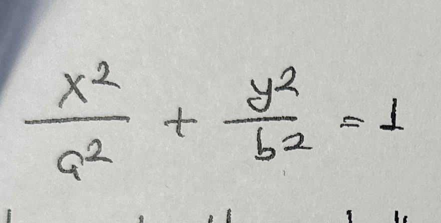 Solved x2a2+y2b2=1ex1:Calculate the are determined by | Chegg.com