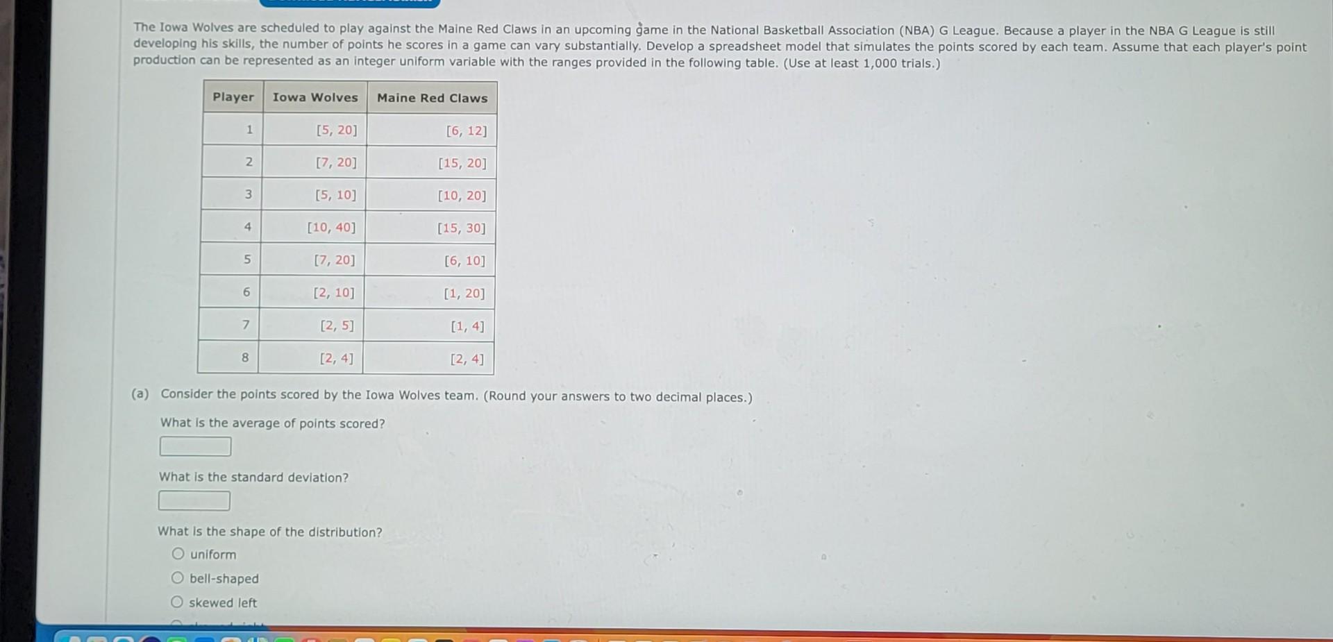 Solved production can be represented as an integer uniform | Chegg.com