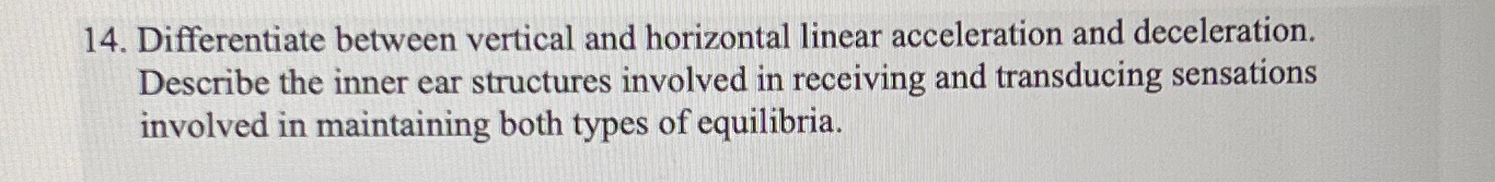Solved Differentiate between vertical and horizontal linear | Chegg.com