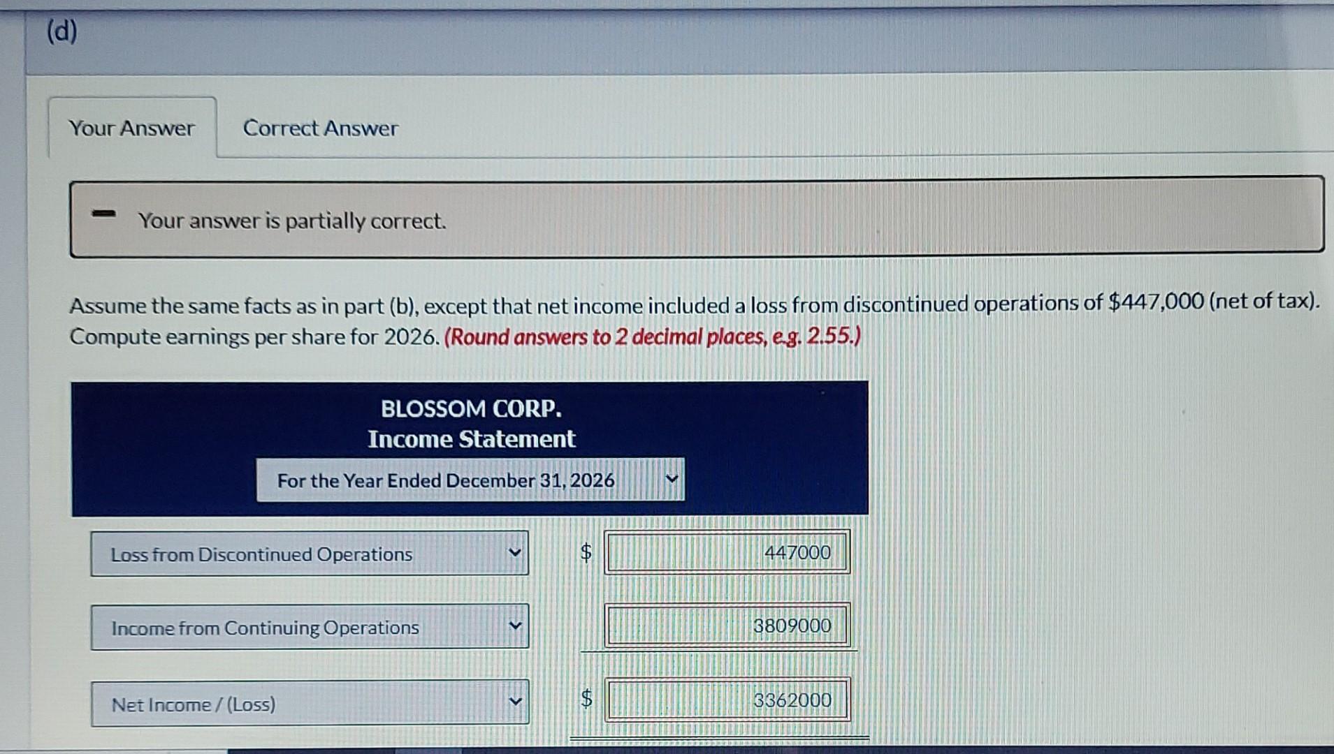Solved On January 1, 2026, Blossom Corp. had 480,000 shares | Chegg.com