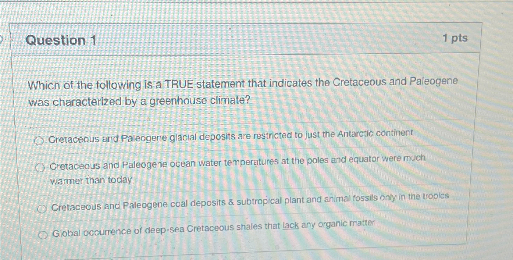 Solved Question 11 ﻿ptsWhich of the following is a TRUE | Chegg.com
