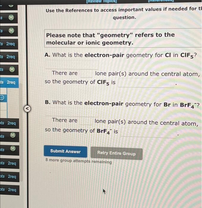 Solved req req € Ⓡ 2req €8 2req 2req 2req [Review Topics] | Chegg.com